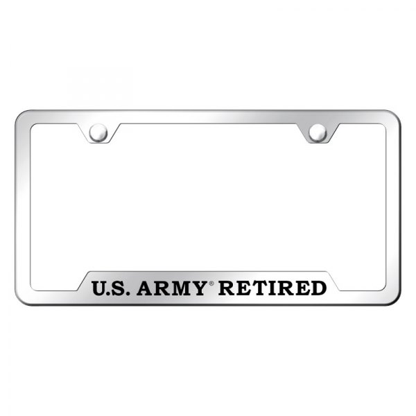 Autogold GF ARMYR EC Chrome License Plate Frame With Laser Etched U autogold-gf-armyr-ec-chrome-license-plate-frame-with-laser-etched-u