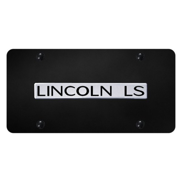 Autogold® - License Plate with 3D Chrome Lincoln LS Logo