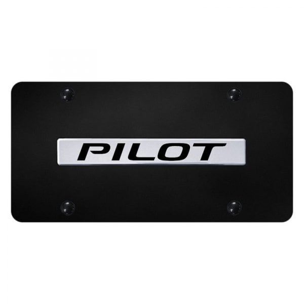 Autogold® - License Plate with 3D Pilot Logo