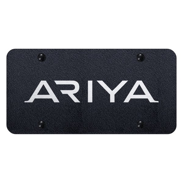 Autogold® PL.ARI.ERB - Rugged Black License Plate with Laser Etched ...