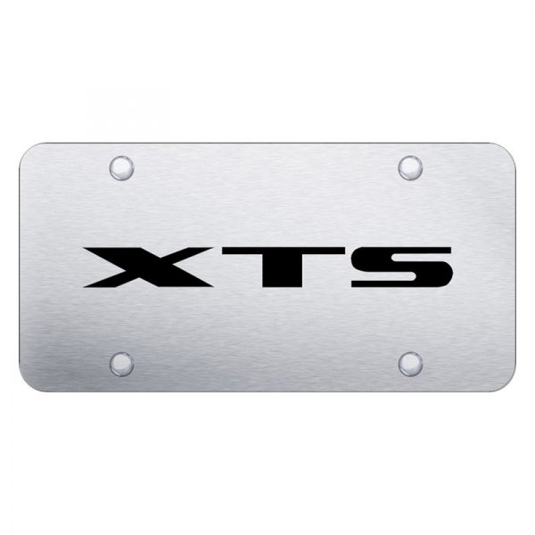 Autogold® PL.XTSN.ES - Chrome License Plate with Laser Etched XTS Logo