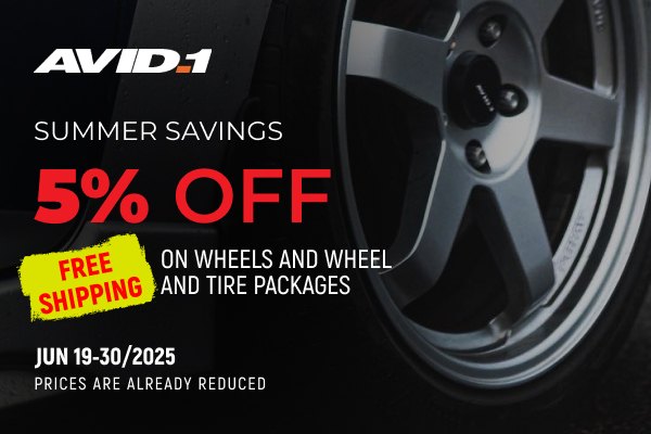 AVID.1® AV-08 Wheels - White Rims