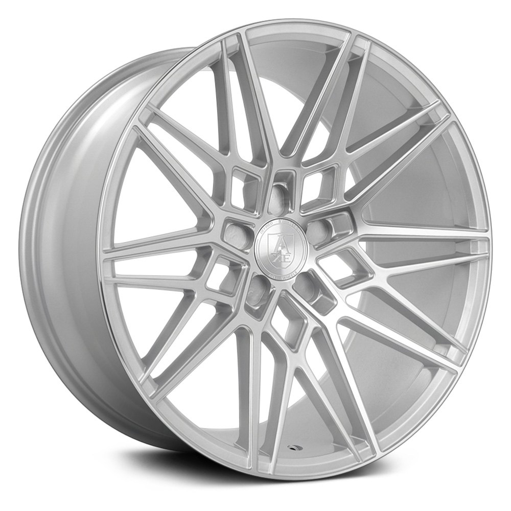 AXE® CF1 COMPRESSION FORGED Wheels - Gloss Silver with Mirror Face Rims