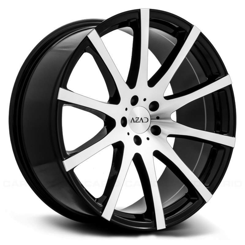 AZAD® AZ1970 Wheels - Black with Machined Face Rims