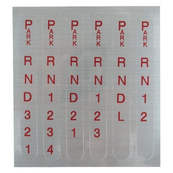 B&M® 80848 - Pro Ratchet™ Automatic Transmission Shift Indicator Decal
