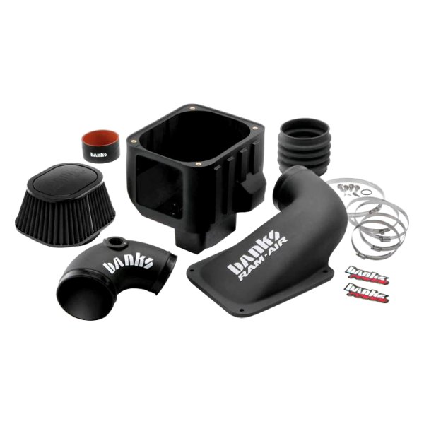 Banks® 42142-D - Plastic Black Short Ram Air Intake System with Dry ...