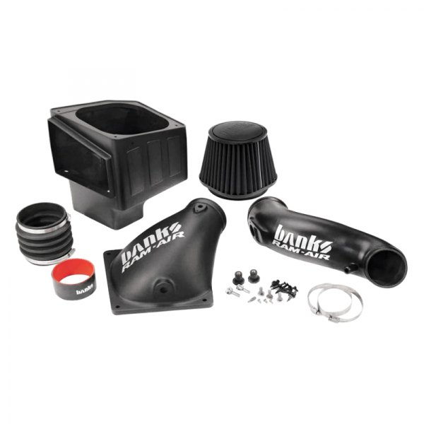 Banks® 42180-D - Plastic Black Short Ram Air Intake System with Dry ...