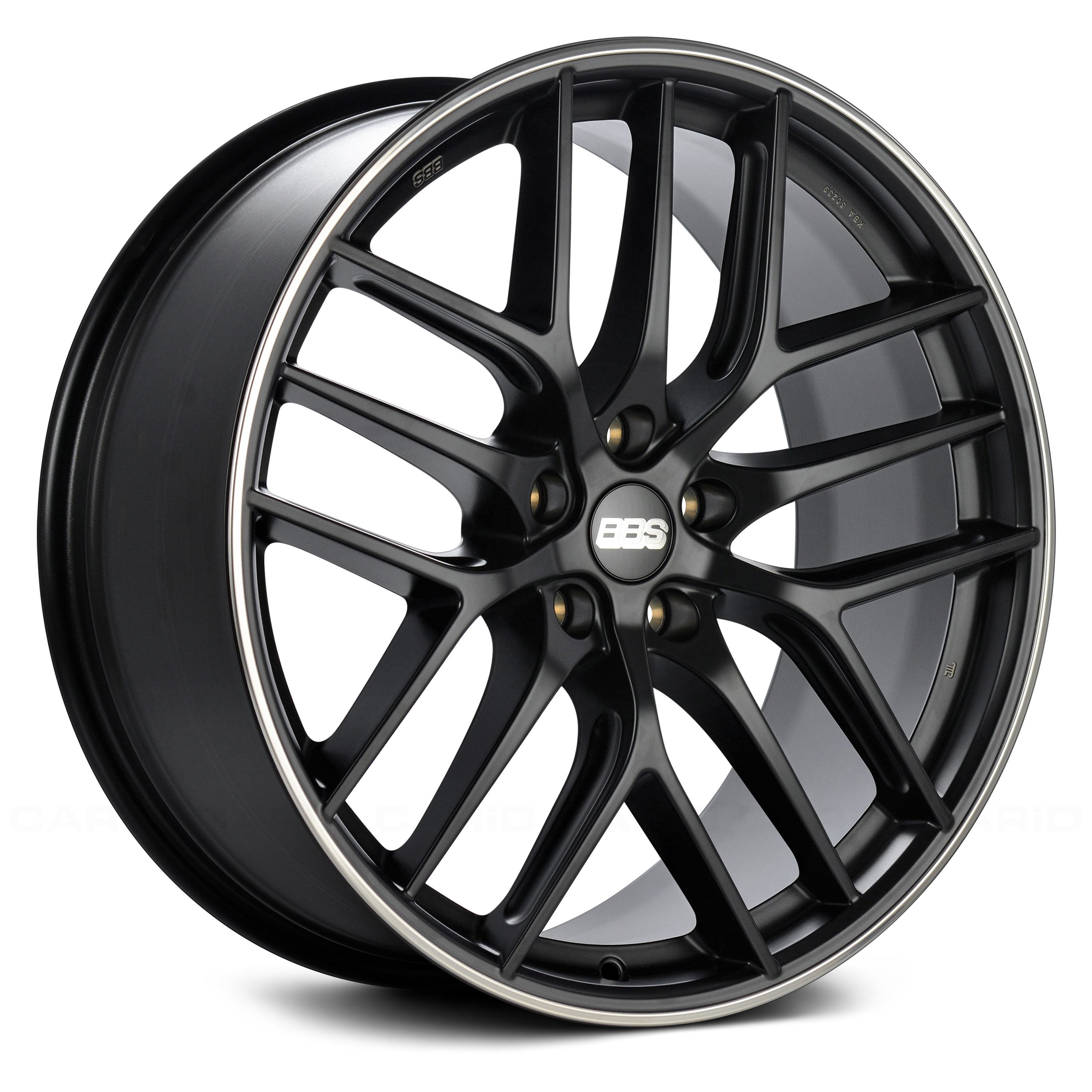 BBS® CC-R Wheels - Satin Black with Polished Stainless Steel Rim ...