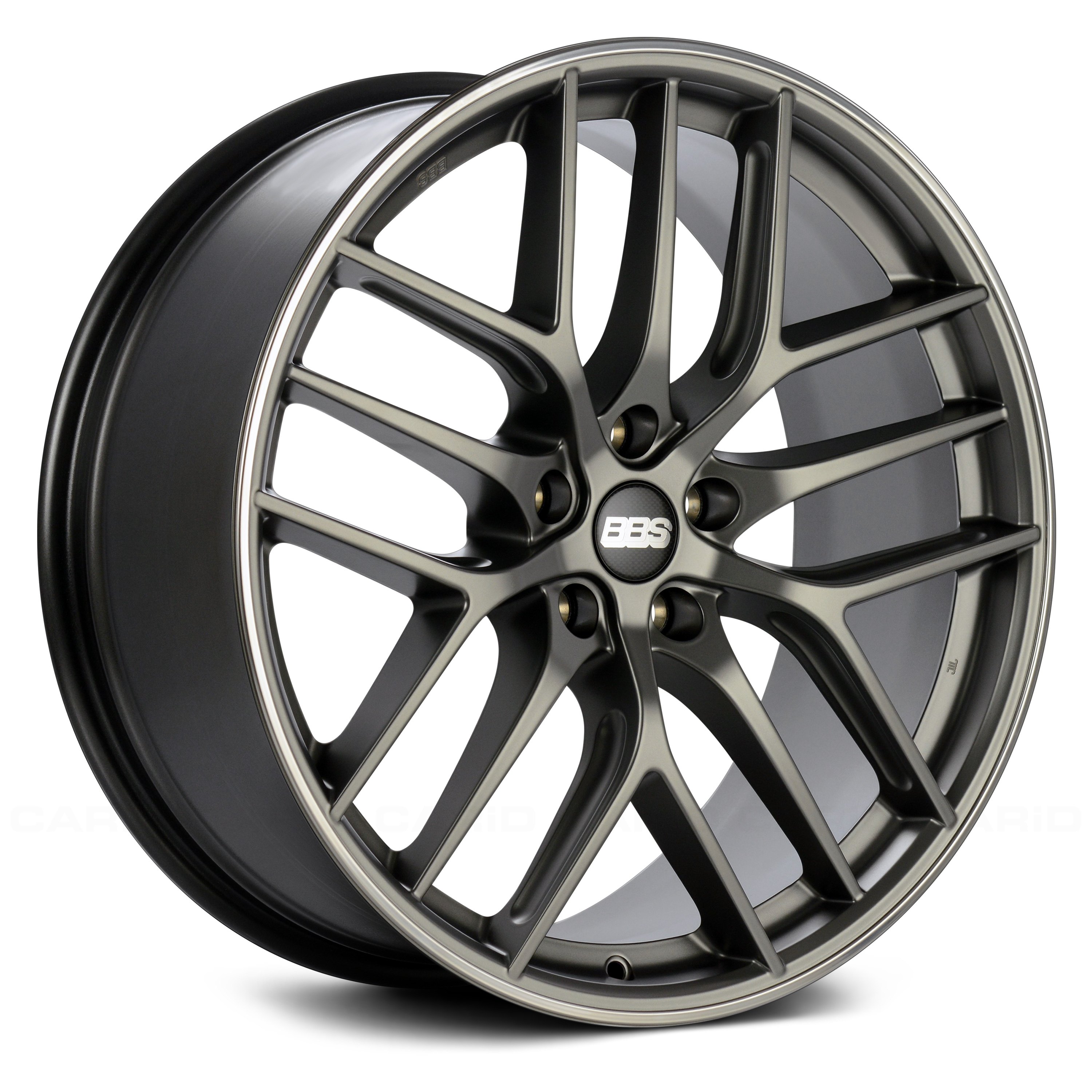 BBS® CC-R Wheels - Satin Platinum with Polished Stainless Steel Rim ...