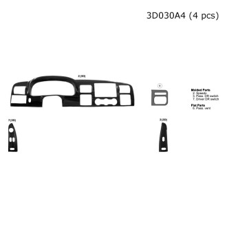 Ford F-250 Carbon Fiber Dash Kits | Interior Trim — CARiD.com