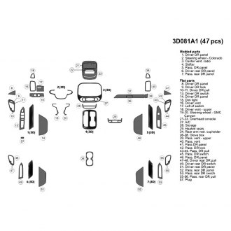 Chevy Colorado Molded Dash Kits — CARiD.com