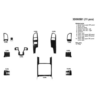 Ford F-250 Carbon Fiber Dash Kits - Interior Trim | CARiD
