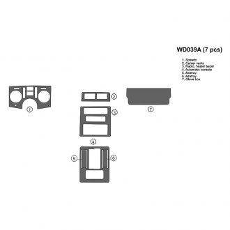 Pontiac Fiero Dash Kits - Wood, Carbon Fiber, Aluminum | CARiD