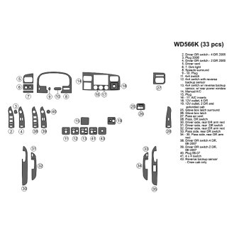 Ford F-250 Carbon Fiber Dash Kits | Interior Trim — CARiD.com