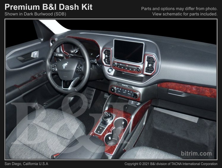 Ford Bronco Sport Aluminum Dash Kits — CARiD.com
