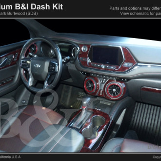 2022 Chevy Blazer Carbon Fiber Dash Kits - Interior Trim | CARiD