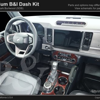 Ford Bronco Color Dash Kits & Interior Trim | CARiD