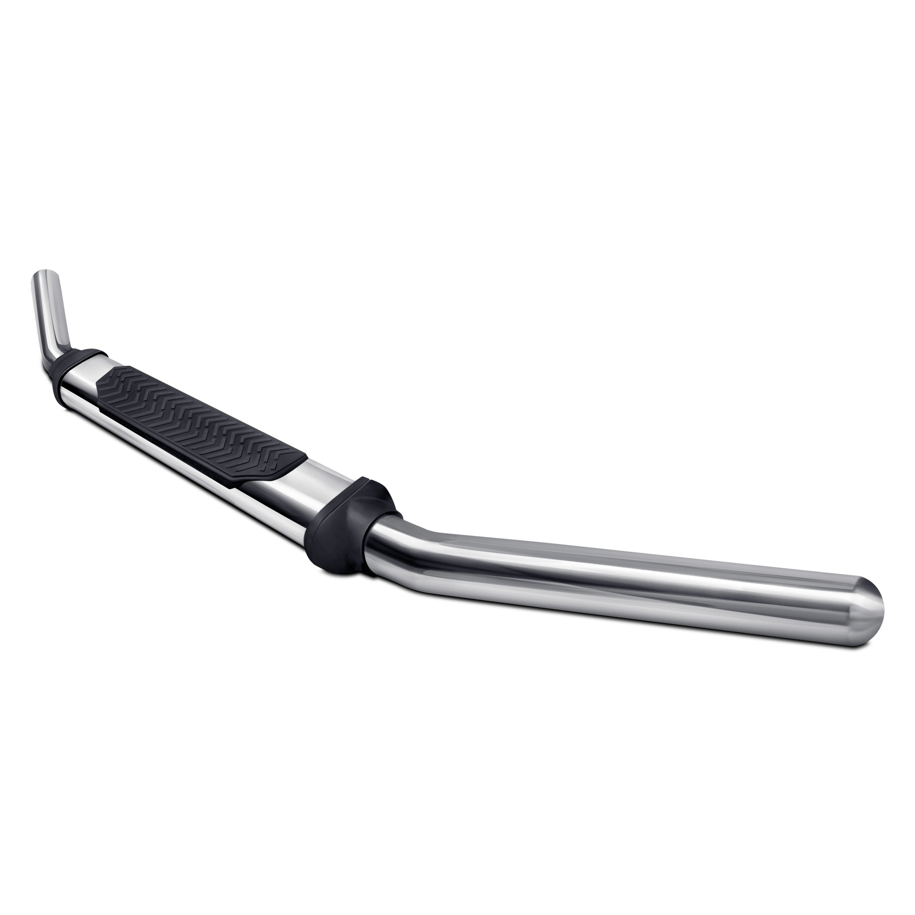 Black Horse® 8TM31SS-1 - Single Tube Polished Rear Bumper Guard with Pad