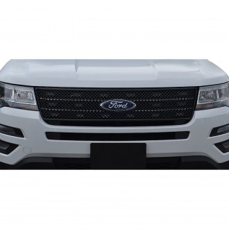2017 Ford Explorer Custom Grilles | Billet, Mesh, LED, Chrome, Black