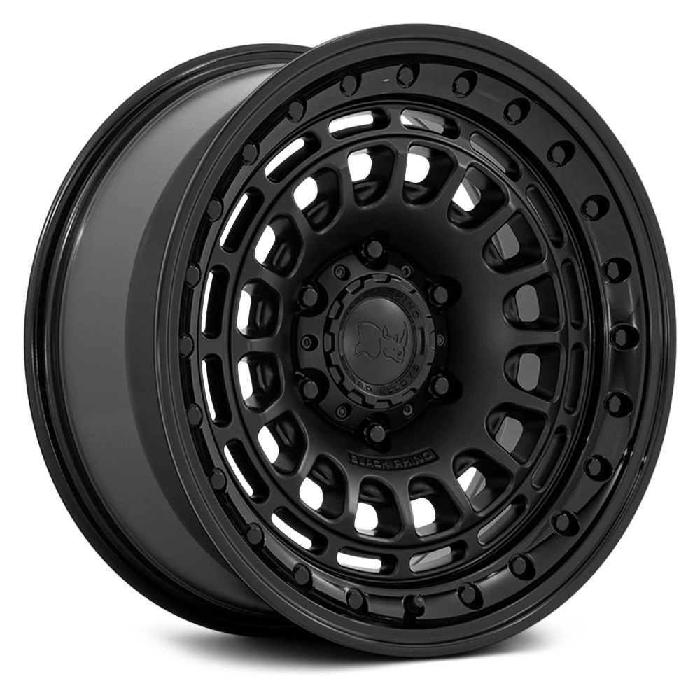 BLACK RHINO® BR014 SAHARA Wheels - Matte Black with Gloss Black Lip Rims