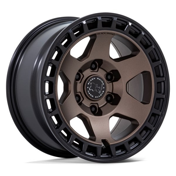 BLACK RHINO® BR022 BAHARI Wheels - Burnt Bronze with Matte Black Lip Rims