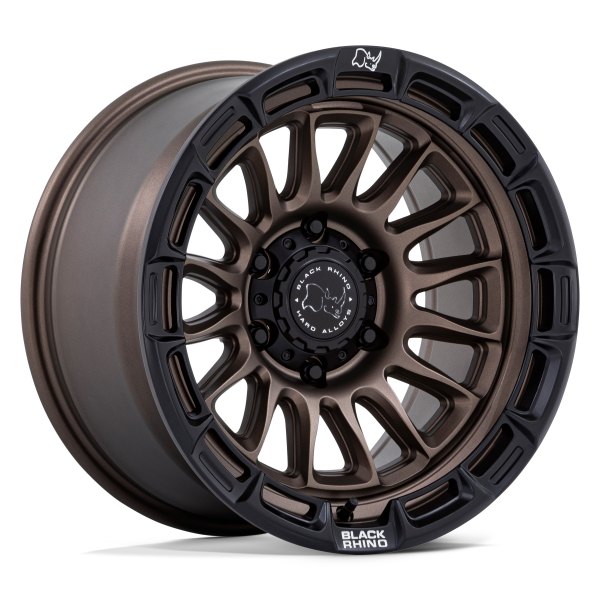 BLACK RHINO® BR025 RIVAL Wheels - Burnt Bronze with Matte Black Lip Rims
