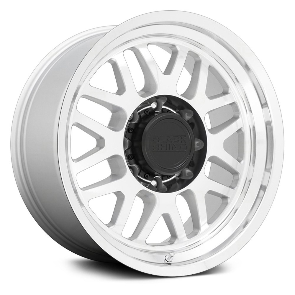 BLACK RHINO® DELTA Wheels - Silver with Mirror Cut Face and Lip Rims