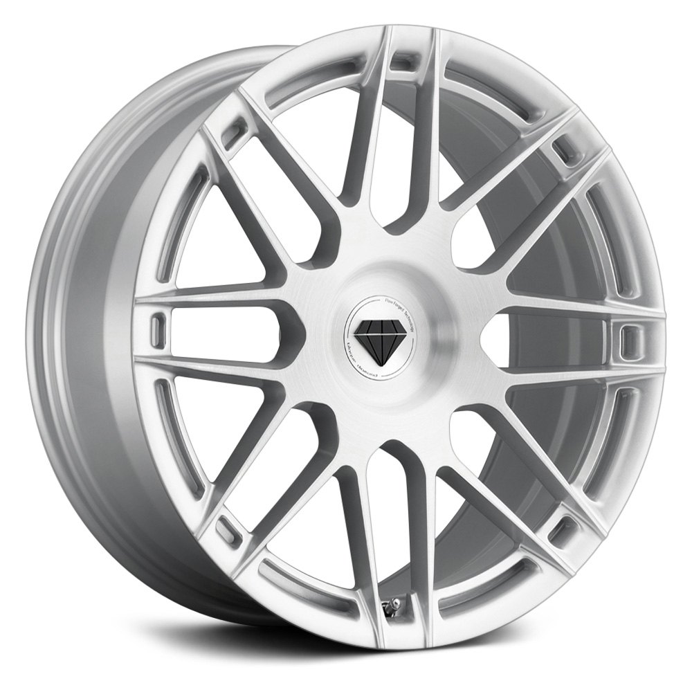 BLAQUE DIAMOND® BD-F12 Wheels - Silver with Brushed Face Rims
