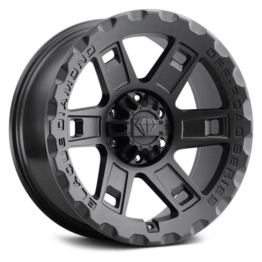 BLAQUE DIAMOND® BD-O801 Wheels - Matte Textured Black Rims