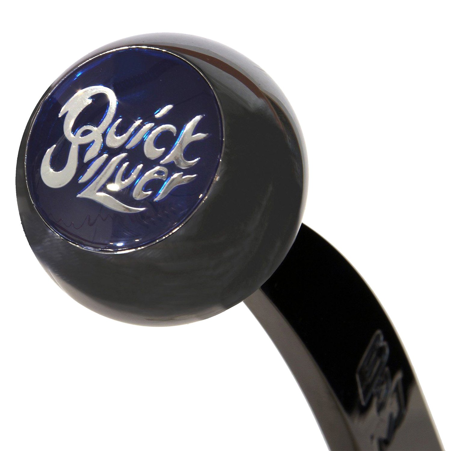 B&M® 81670 - Quicksilver Black Chrome Knob