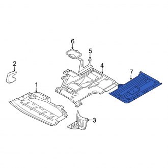 BMW Radiator Support Covers | Upper, Front — CARiD.com