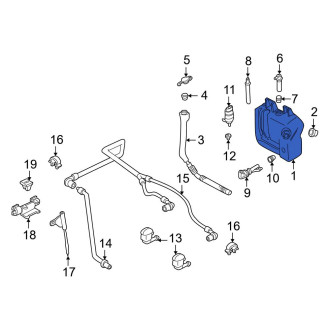 BMW 5-Series OEM Wiper Blade & Washer Parts - Motors, Arms | CARiD