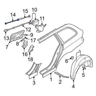 BMW X5 Fuel Doors & Parts — CARiD.com