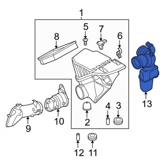 BMW 5-Series OEM Air Intake Parts | Filters, Manifolds — CARiD.com