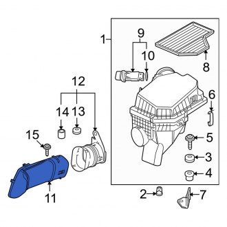 BMW 5-Series OEM Air Intake Parts | Filters, Manifolds — CARiD.com