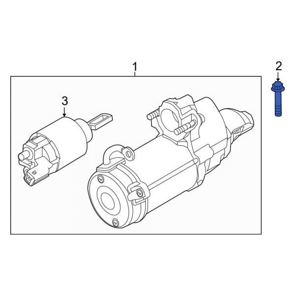 BMW OE 23001222888 - Starter Bolt