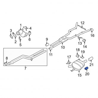 BMW 5-Series OEM Exhaust Parts | Systems, Tips, Pipes — CARiD.com