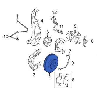 BMW 5-Series OEM Brake Parts | Pads, Bleeders, Rotors — CARiD.com