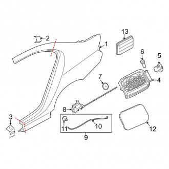 2014 BMW 5-Series Replacement Quarter Panels — CARiD.com