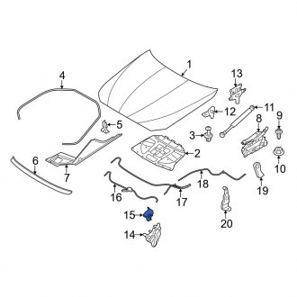 BMW 7-Series Hood Locks & Hood Latches — CARiD.com