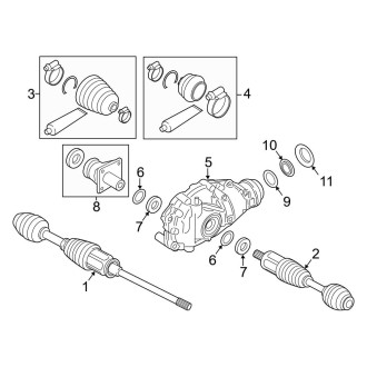 2013 BMW 5-Series OEM Driveline & Axle Parts - Hubs | CARiD