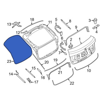 BMW 5-Series Trunk & Tailgate Seals — CARID.com