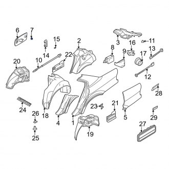 BMW OEM Quarter Panels & Parts | Rear & Front — CARiD.com