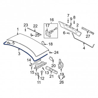 BMW 7-Series Trunk & Tailgate Seals — CARID.com