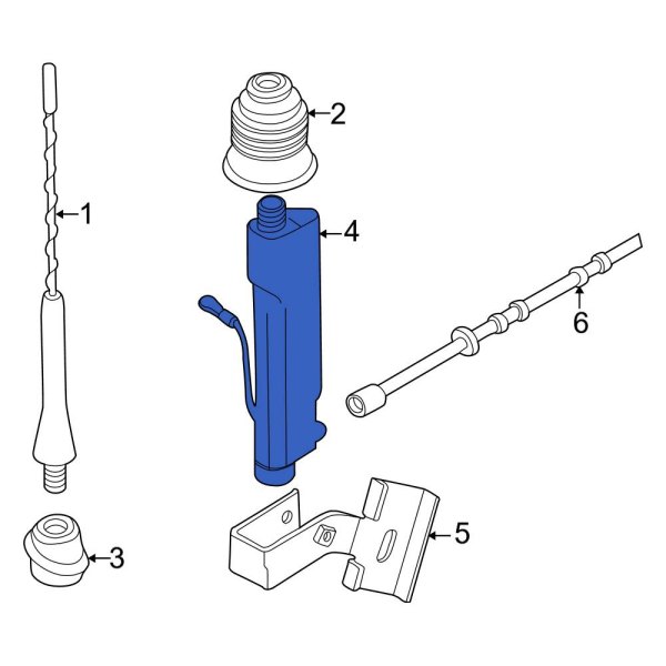 BMW OE 65218375159 - Radio Antenna Mast