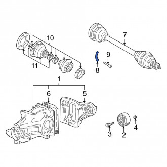 BMW OEM Driveline & Axle Parts | Hubs, CV-Joints — CARiD.com