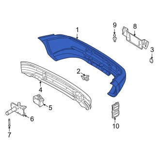 BMW Z3 OEM Bumpers | Genuine Front & Rear Bumpers — CARiD.com