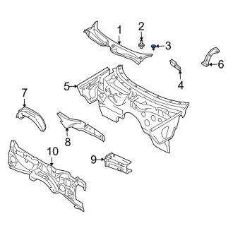 BMW XM Replacement Hood Hardware — CARiD.com