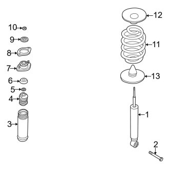 2003 BMW Z4 OEM Suspension Parts - Shocks, Struts | CARiD
