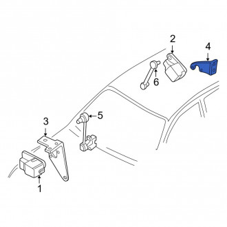 BMW 7-Series Suspension Self-Leveling Sensors — CARiD.com